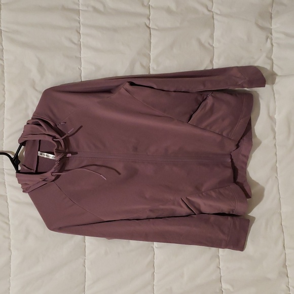 Fabletics | Sweaters | Fabletics Purple Zip Up Jacket With Hood | Poshmark